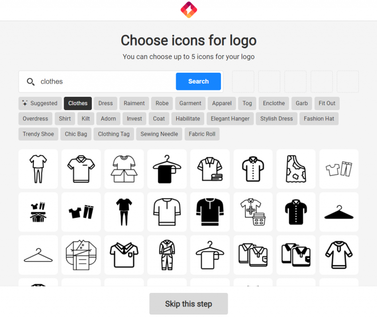Design Logo for Clothing on Turbologo for free