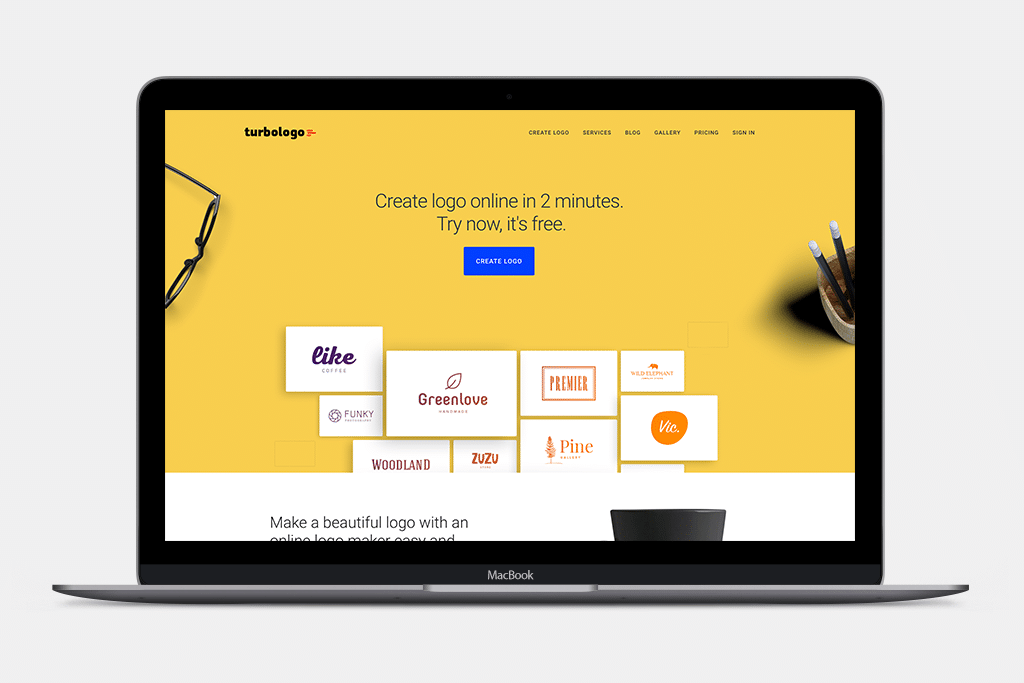 Logo del sito Web, creato da un creatore di logo online | Turbologo