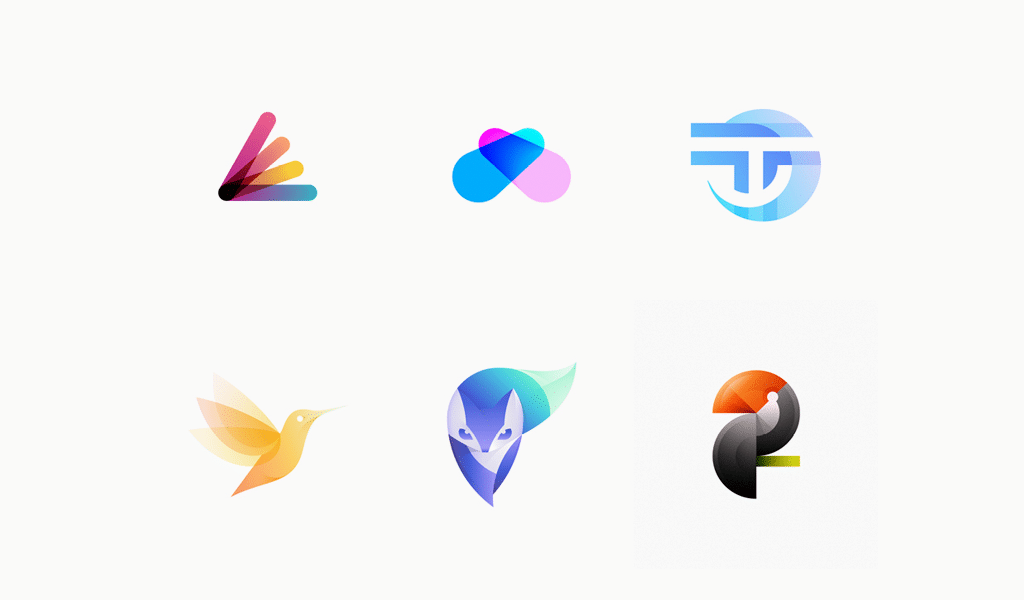 Como fazer um design de logotipo gradiente | Turbologo