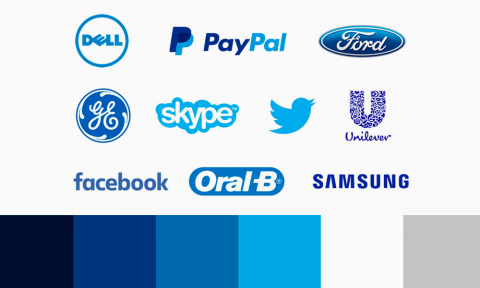 Logos azuis: significado e exemplos | Turbologo